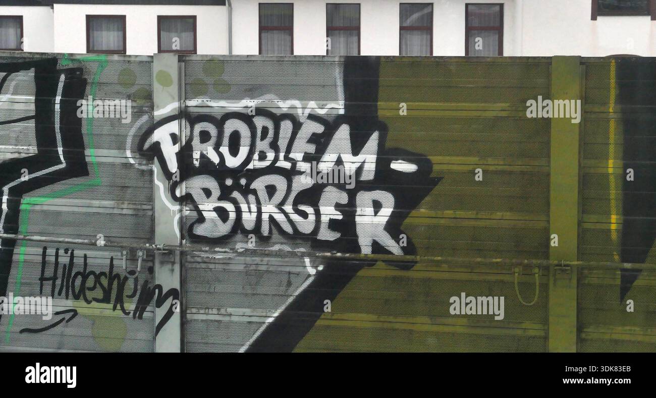27.01.2026, Deutschland, Graffito Problembürger. *** 27 01 2026 ...