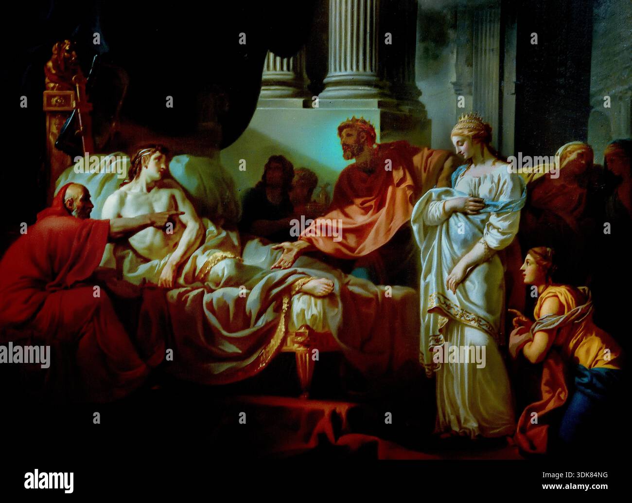 As lovesickness for his stepmother stratonice hi-res stock photography ...