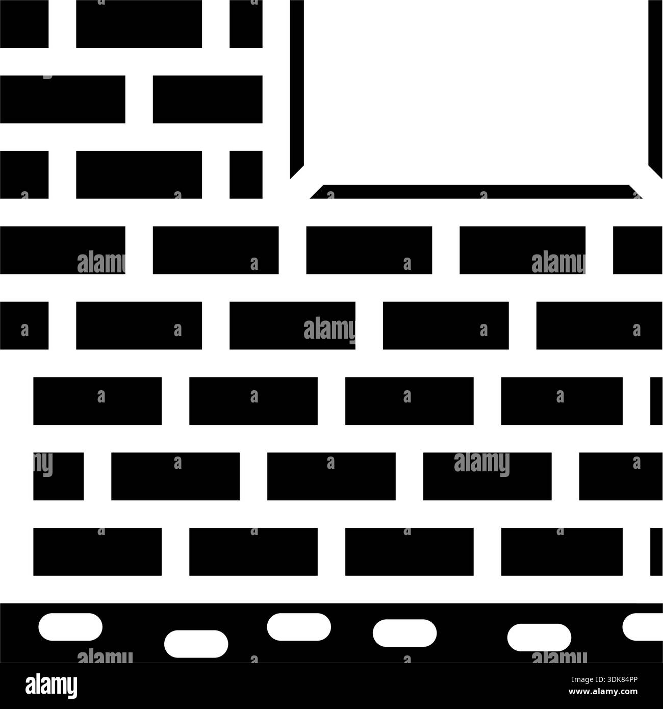 Showing brick construction Black and White Stock Photos & Images - Alamy