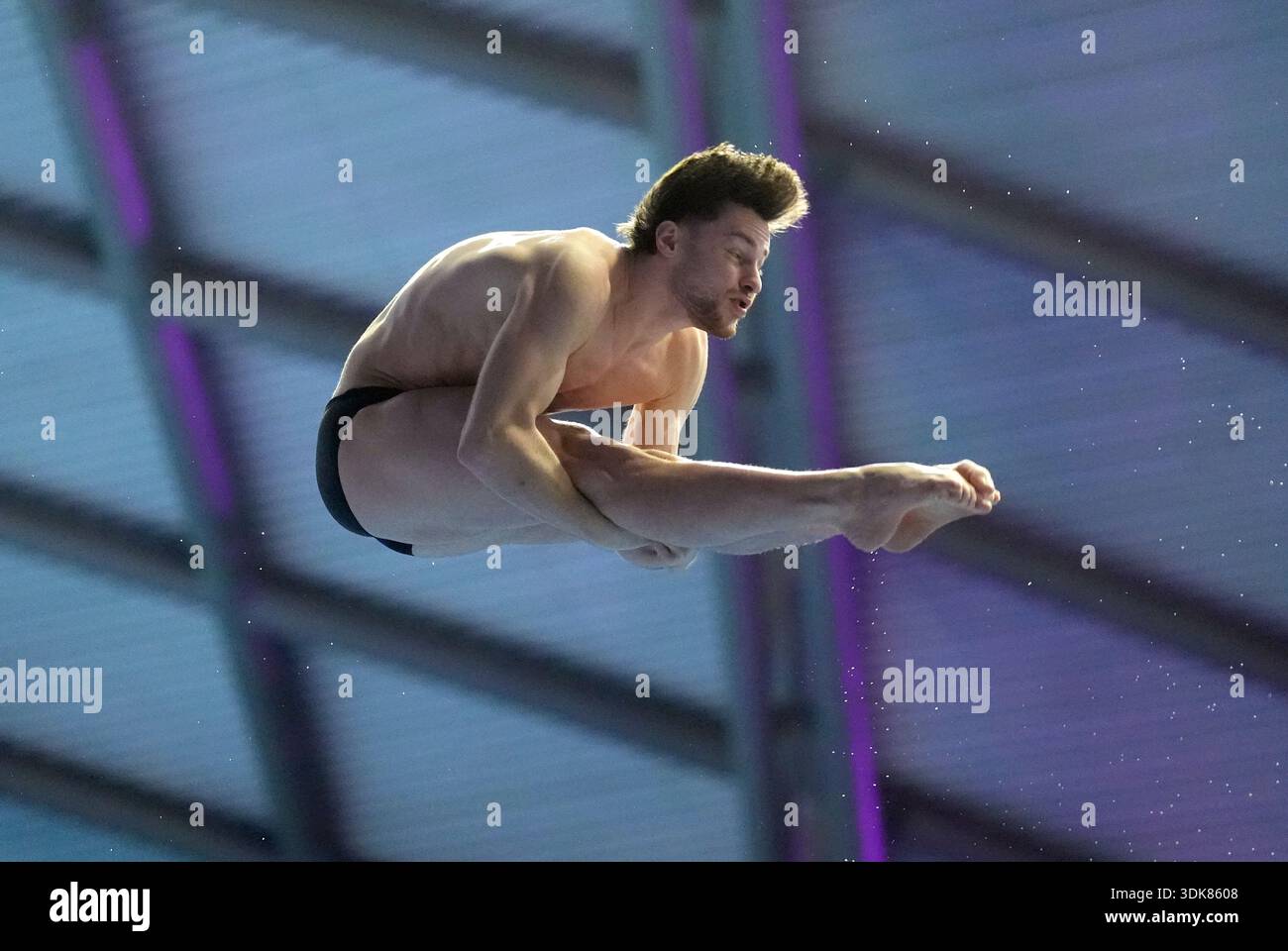 Great Britain's Anthony Harding during the Men's 3m Final on day one of ...