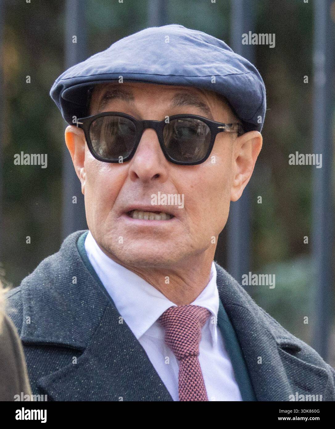 pic shows: Stanley Tucci with Rivals star Victoria Smurfit Jilly Cooper ...