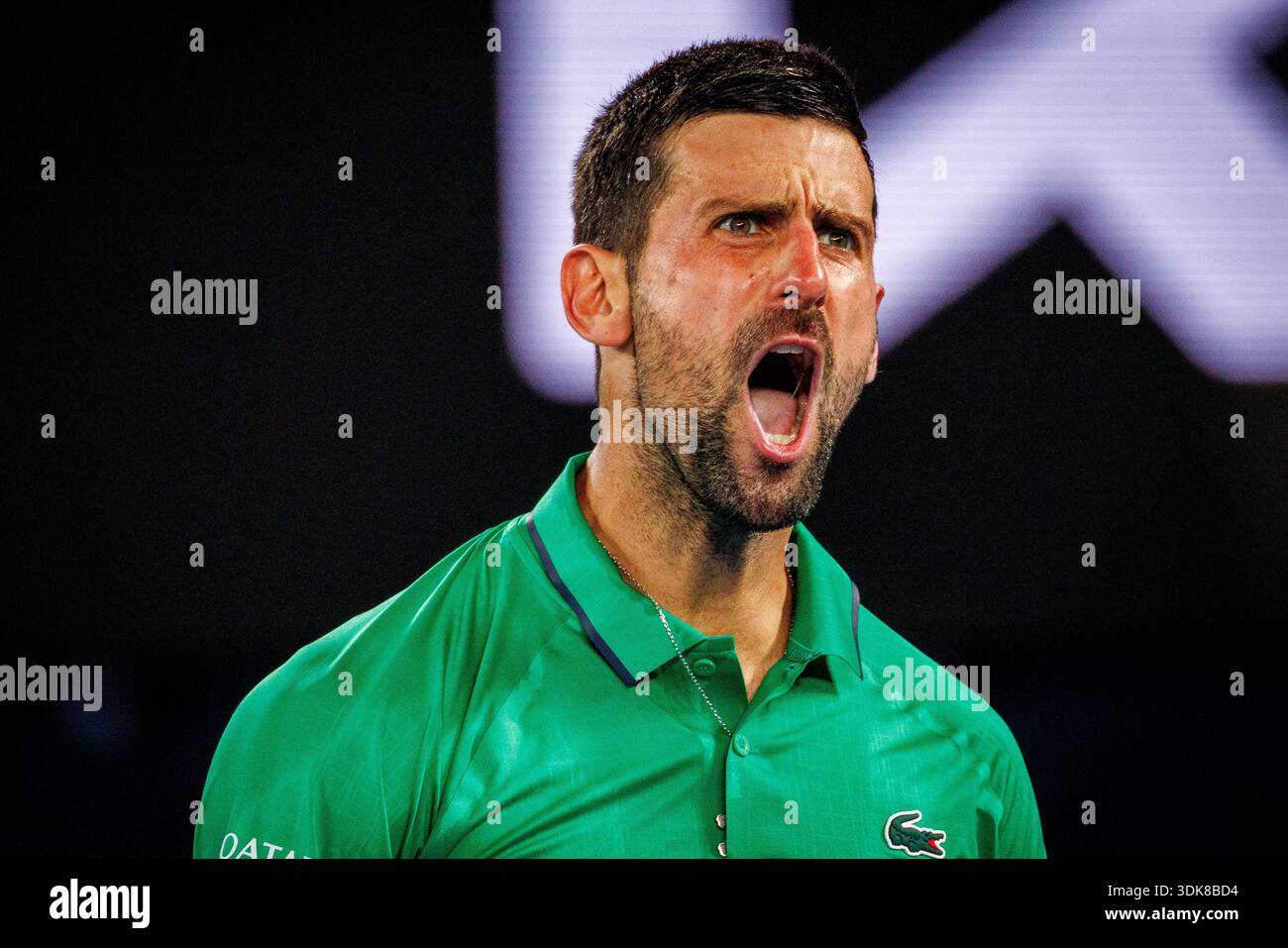 Serbia’s Novak Djokovic during a Men’s Singles Semi Final match against ...