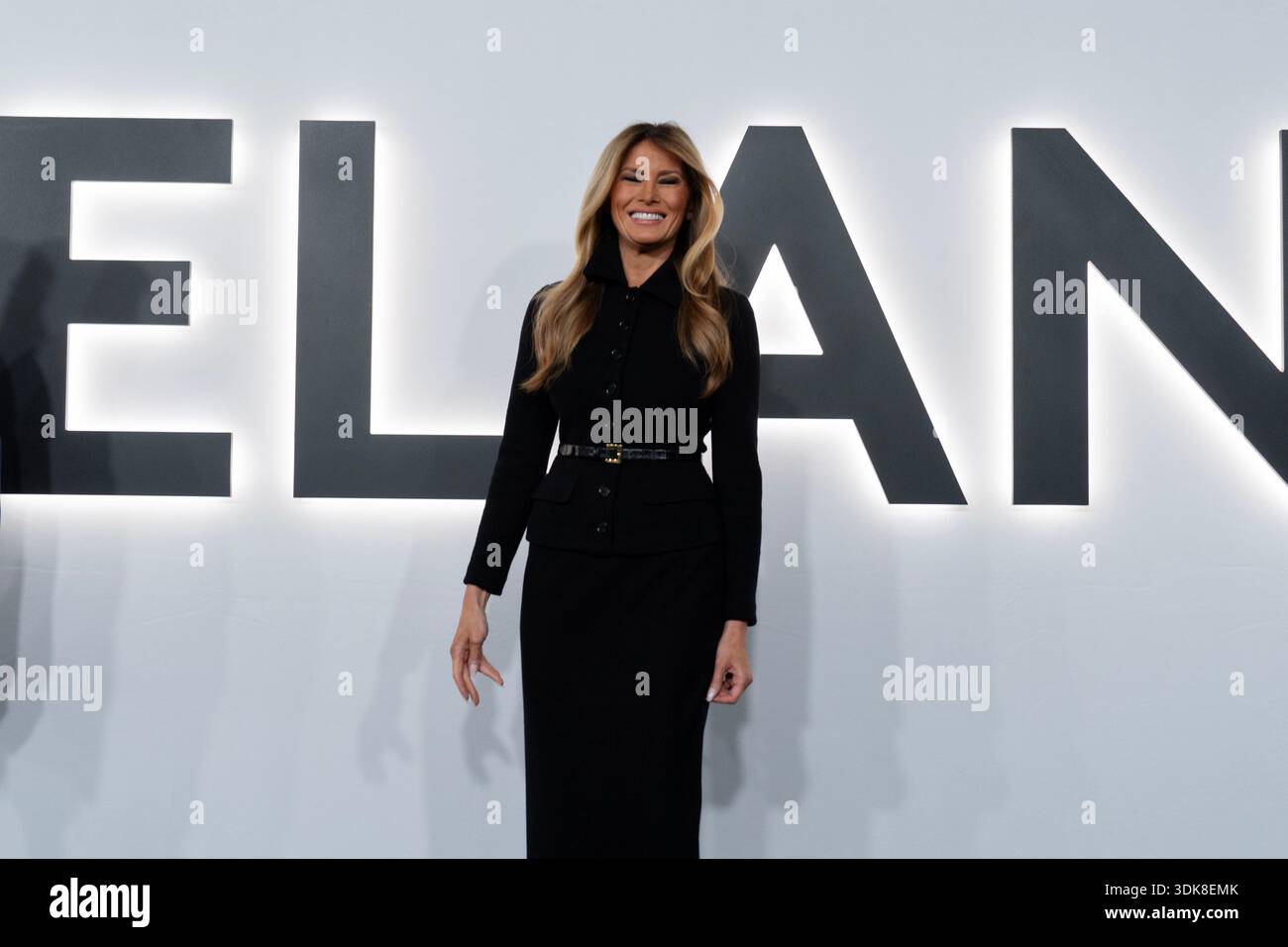 First lady Melania Trump arrives for the premiere of her movie "Melania ...