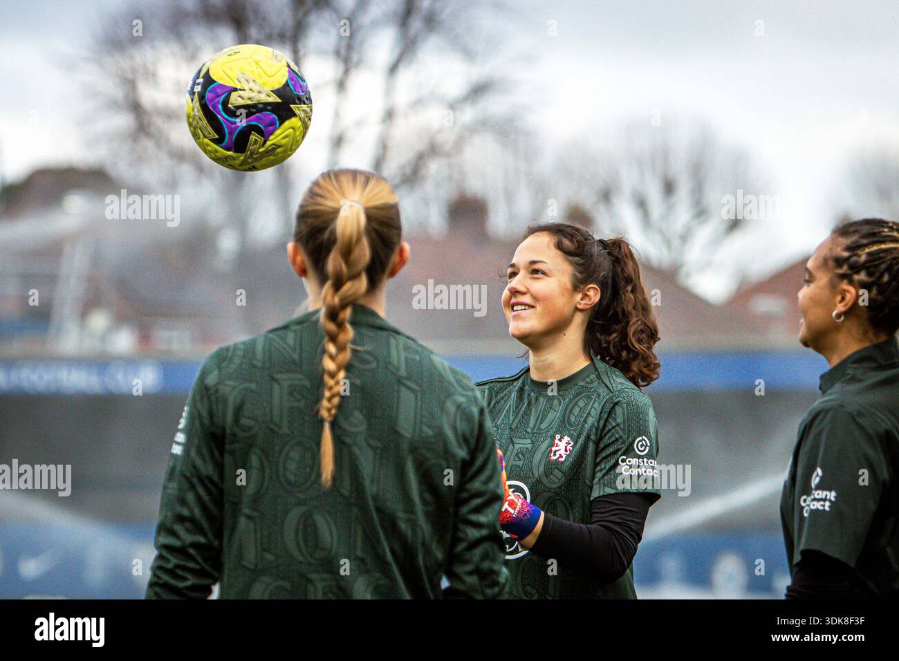 London, England, January 17th 2026 Livia Peng (1 Chelsea) during warm ...