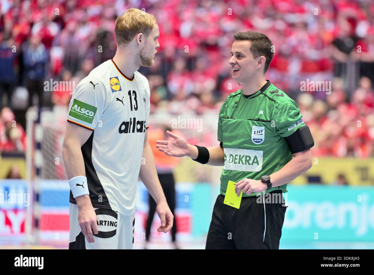 30 January 2026, Denmark, Herning: Handball: European Championship ...