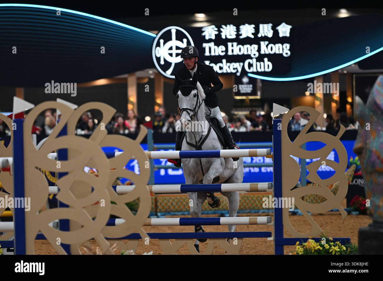 Hans-Dieter Dreher, a German athlete won the five-star show jumping ...