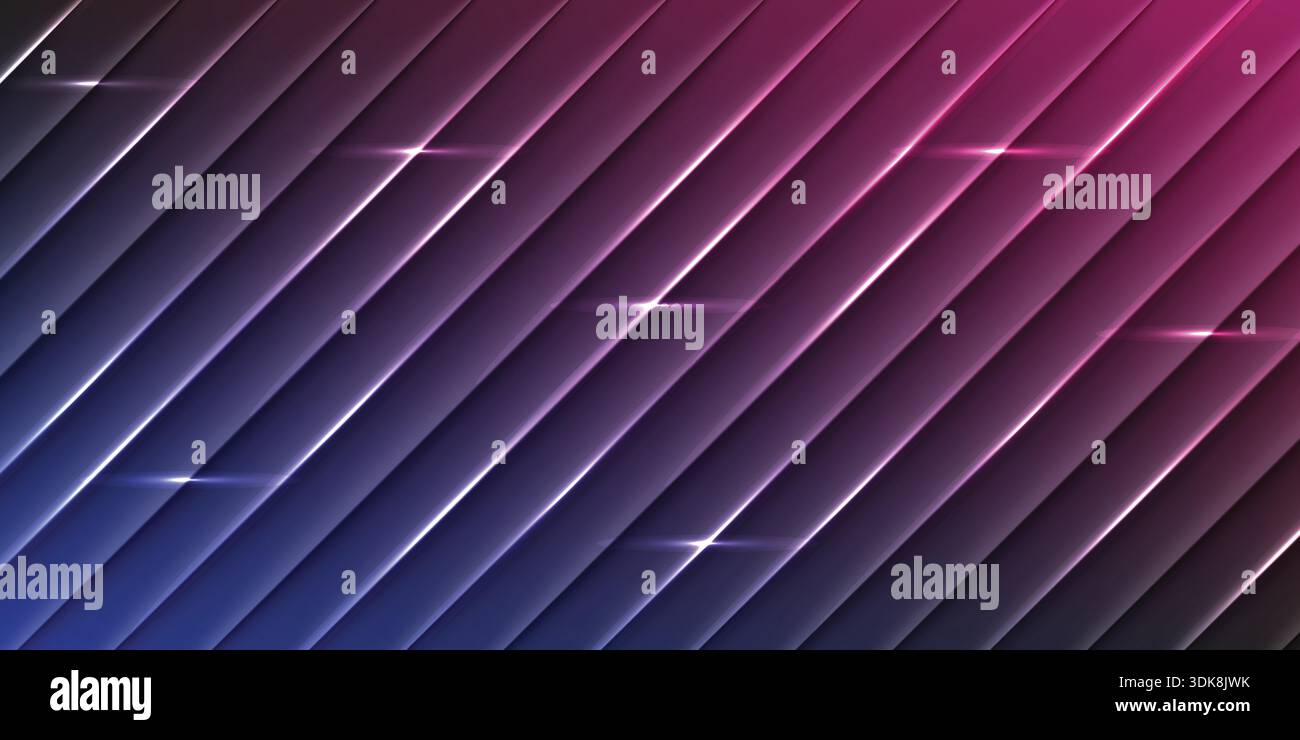 Neon Diagonal Lines Abstract Background Modern Glowing Gradient Pattern ...