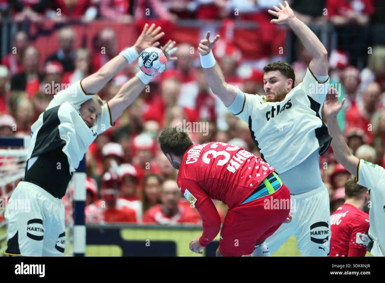30 January 2026, Denmark, Herning: Handball: European Championship ...
