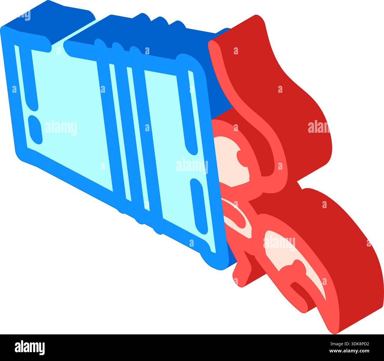 Waste oil burning pouring from container isometric concept Stock Vector ...