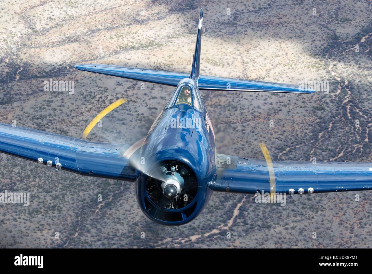A Grumman F6F-5 Hellcat warbird operated by the Commemorative Air Force ...