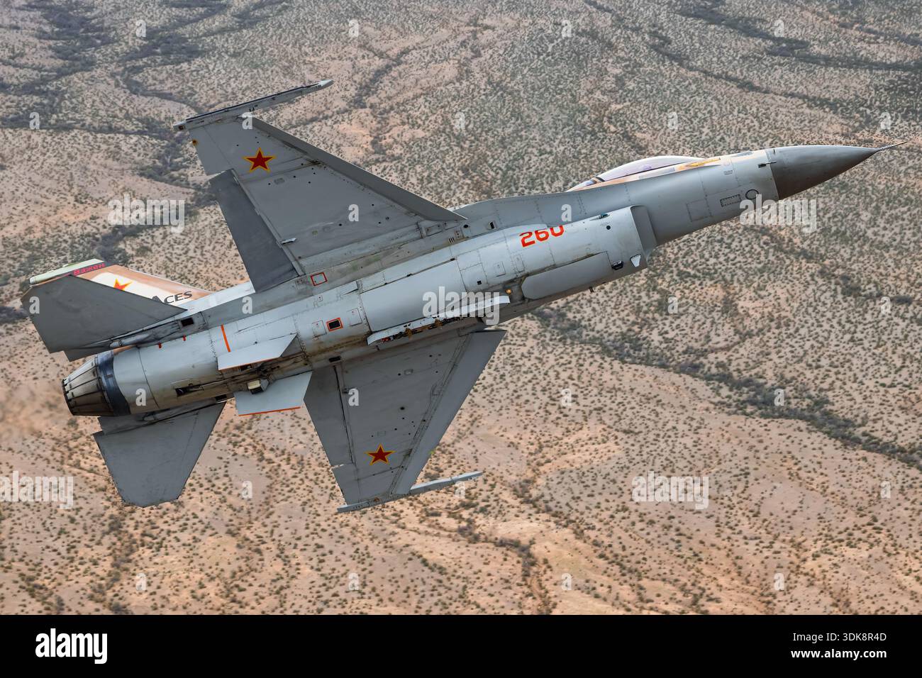 A General Dynamics F-16A Netz operated by Top Aces is photographed ...