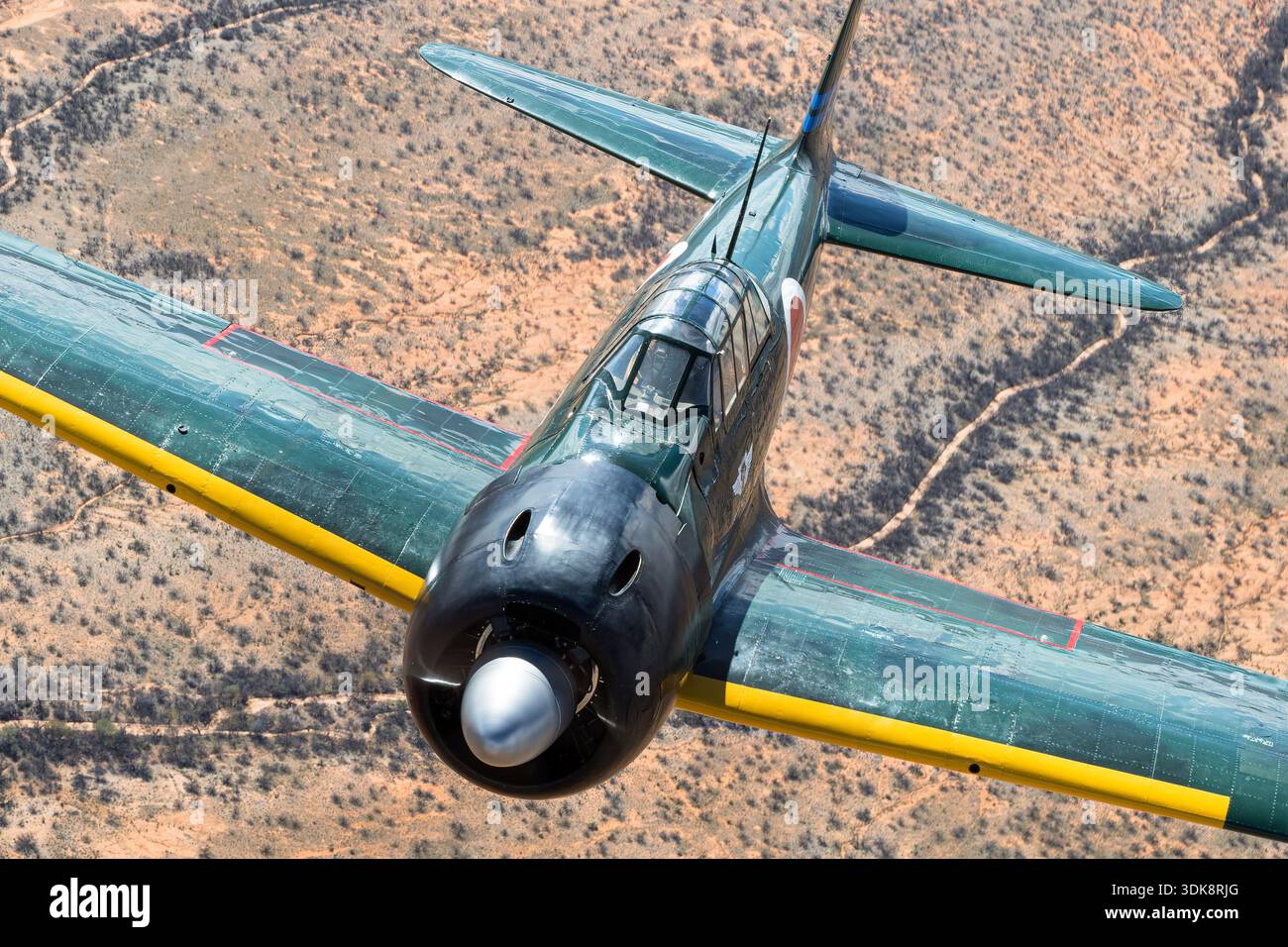 A Mitsubishi A6M3 Reisen Zero operated by the Commemorative Air Force ...