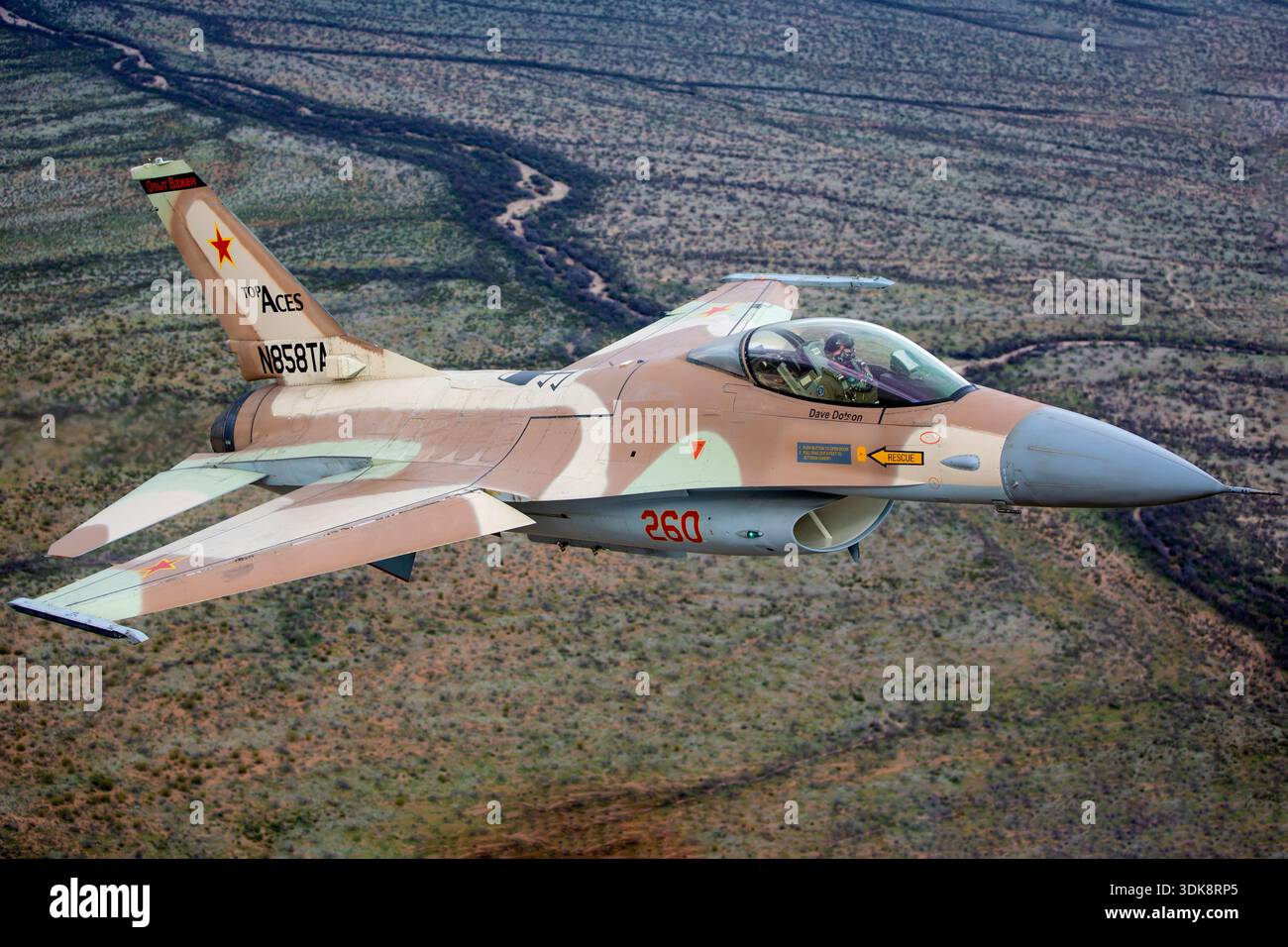 A Top Aces-operated General Dynamics F-16A Netz is photographed in ...
