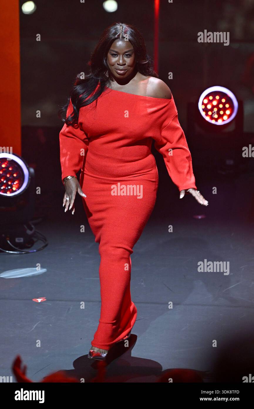 Uzo Aduba attends the American Heart Association's Red Dress Collection ...