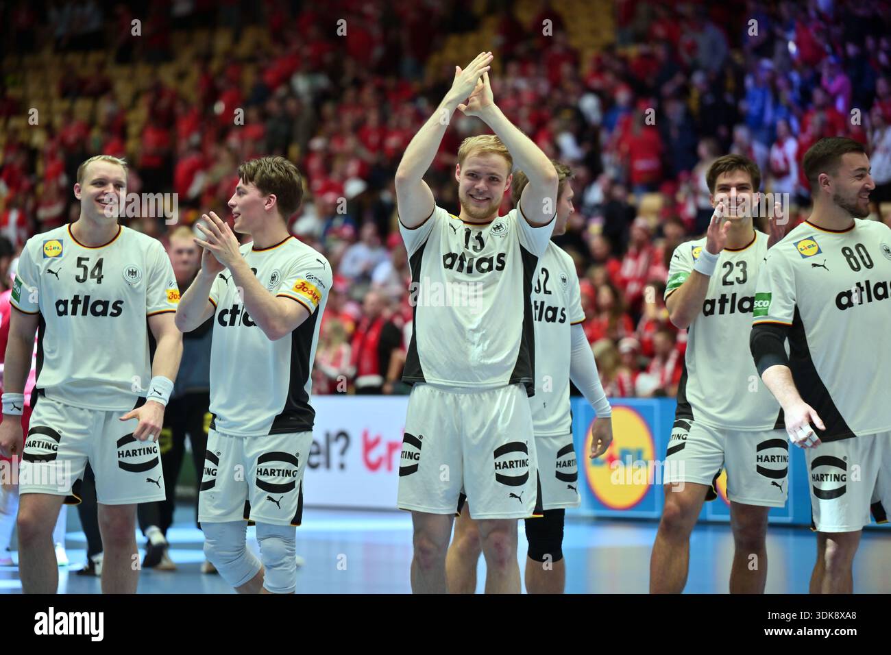 30 January 2026, Denmark, Herning: Handball: European Championship ...