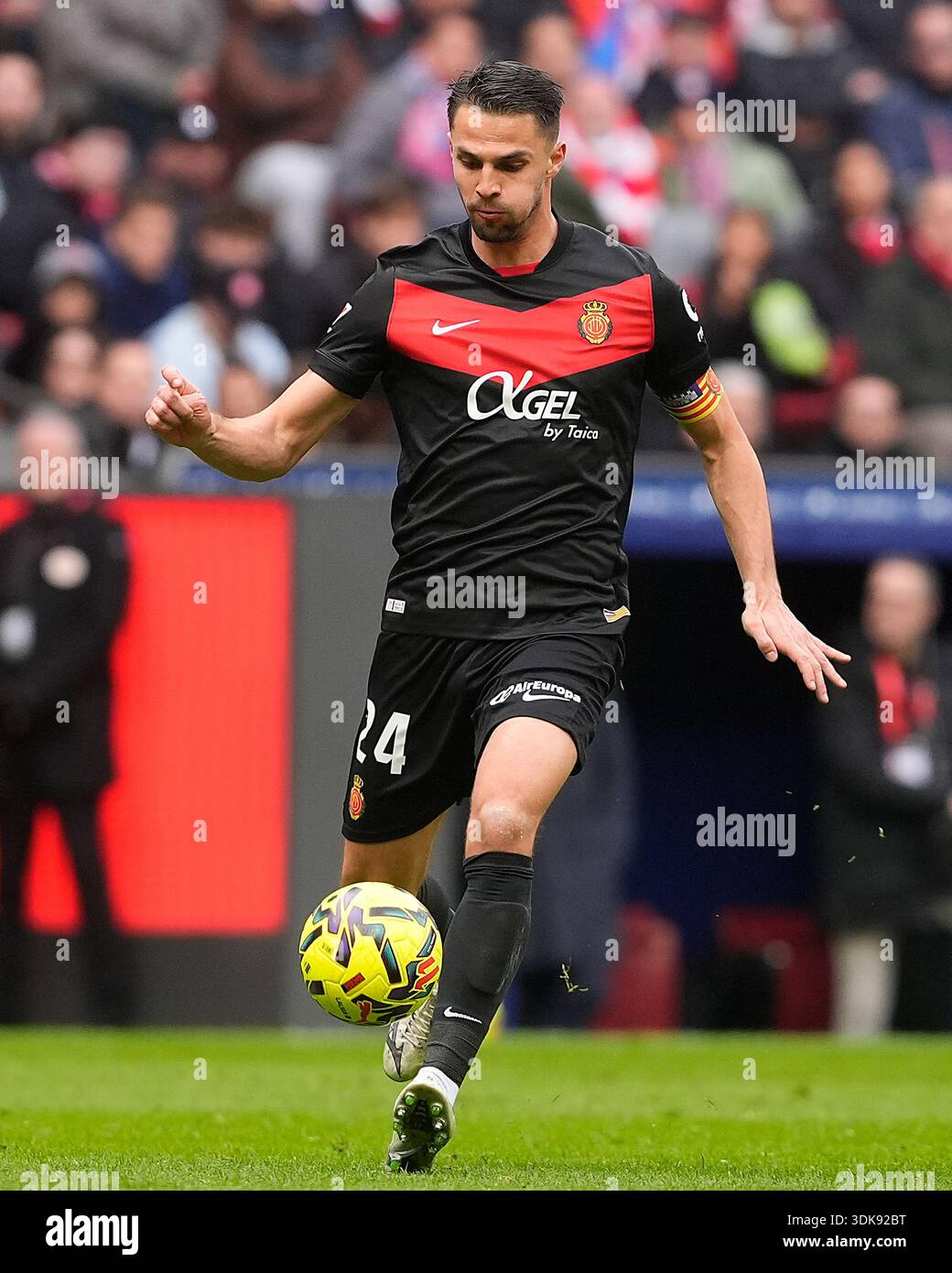 RCD Mallorca's Martin Valjent during La Liga match. January 25, 2026 ...