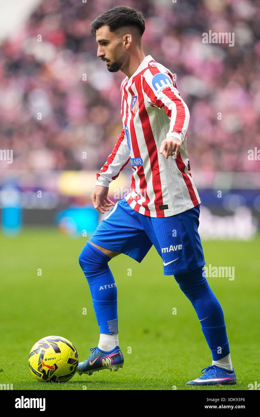 Atletico de Madrid's Alex Baena during La Liga match. January 25, 2026 ...