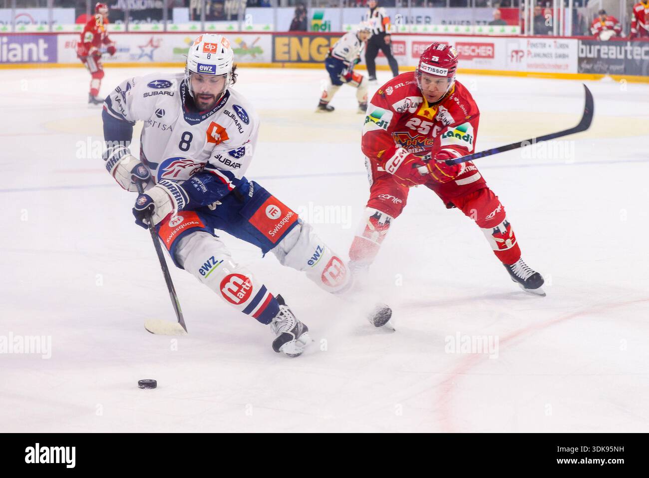 30/01/2026, Biel/Bienne, Tissot Arena, NL: EHC Biel-Bienne - ZSC Lions ...