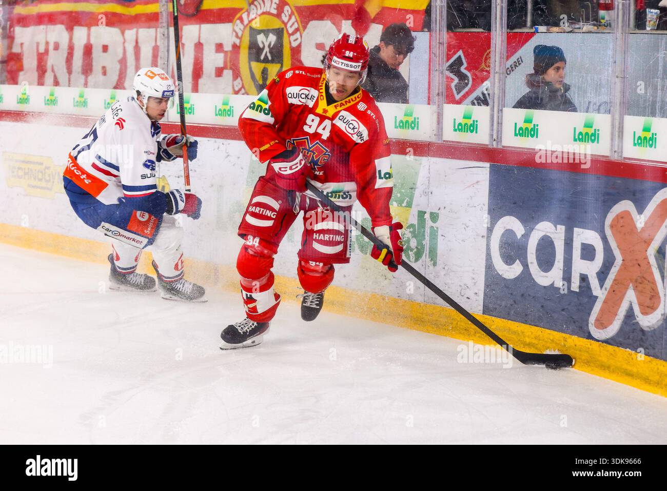 30/01/2026, Biel/Bienne, Tissot Arena, NL: EHC Biel-Bienne - ZSC Lions ...