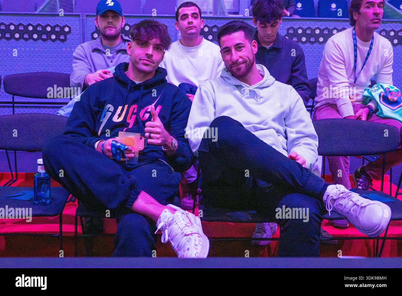 Raúl Asencio attends a new day of the Hexagon Cup 2026 in the Caja ...