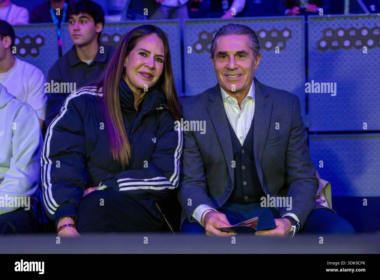 Sergio Scariolo attends a new day of the Hexagon Cup 2026 in the Caja ...