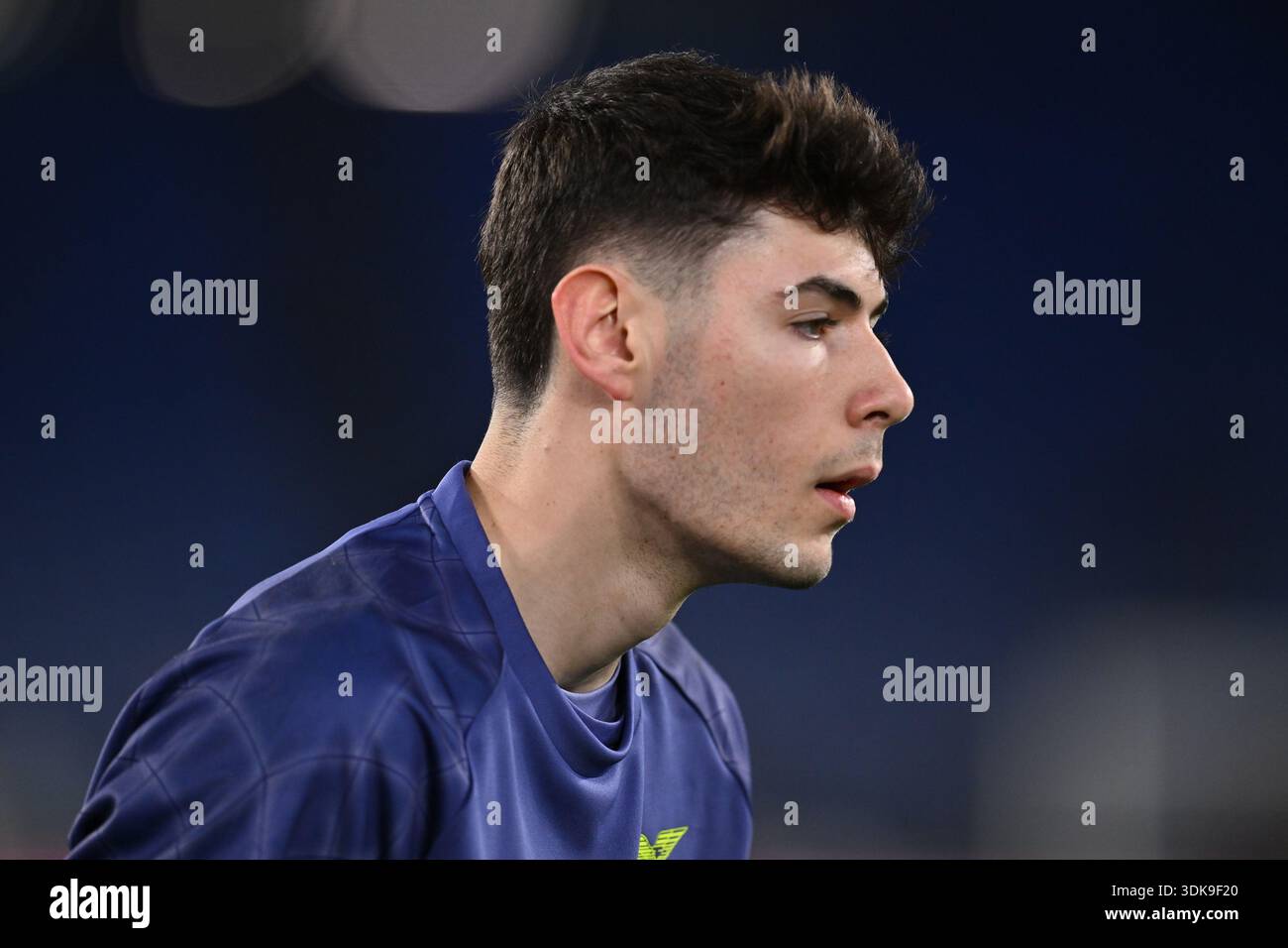 Edoardo Motta of S.S. Lazio warm up prior the match of the 23th ...