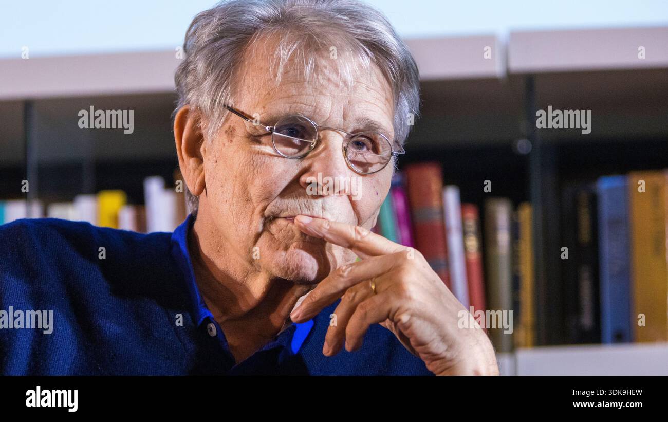 Turin, Italy. 30th January 2026. French writer Daniel Pennac is guest ...