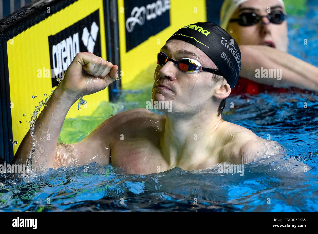 John Shortt of Swim Ireland celebrates after winning the gold medal in ...