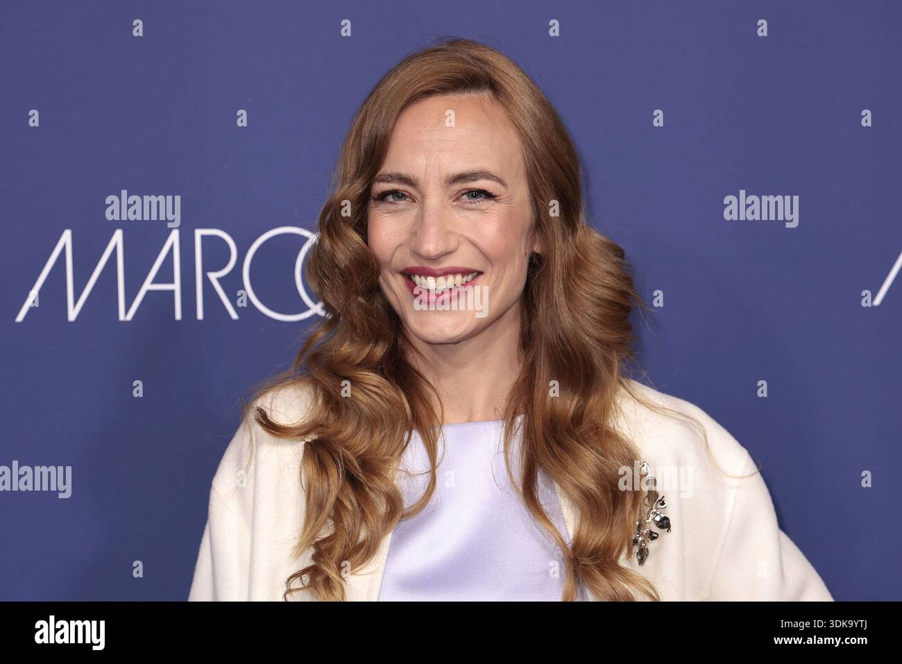 Elizabeth Jagger attends the Marc Cain fashion show during Berlin ...