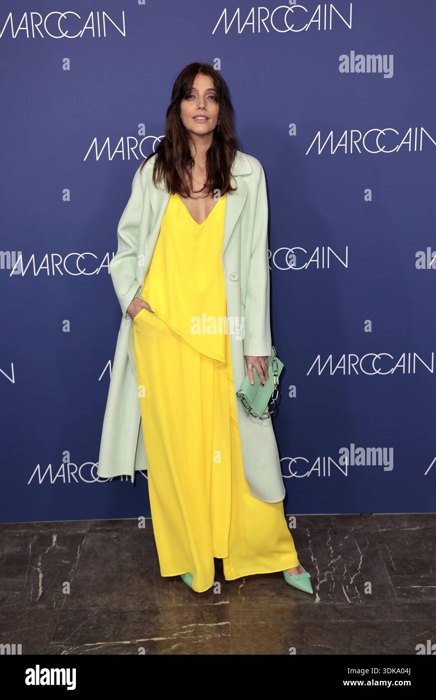 Marvy Rieder attends the Marc Cain fashion show during Berlin Fashion ...
