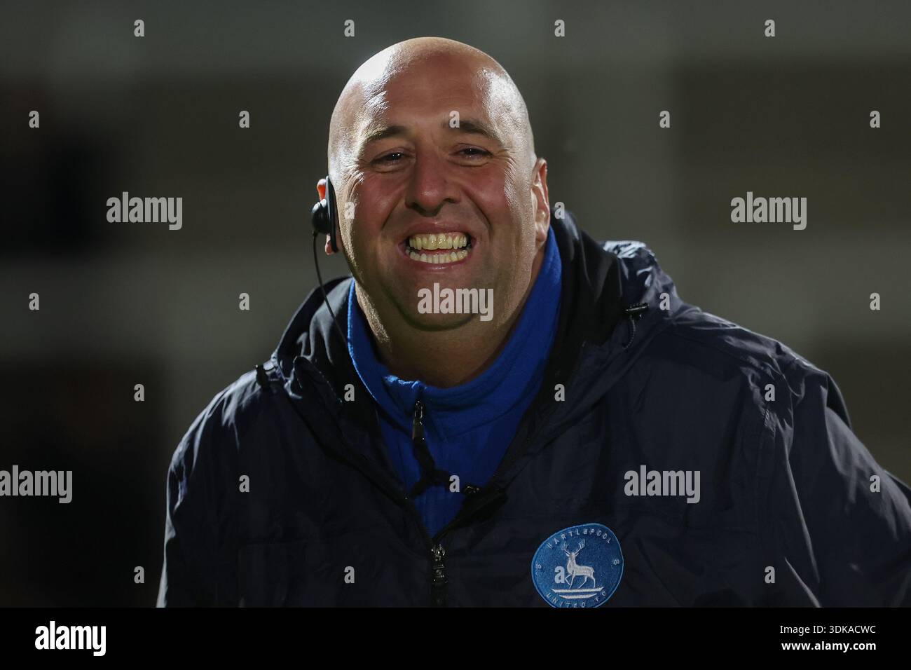 Hartlepool United's Head Physio Danny O'Connor during the The ...