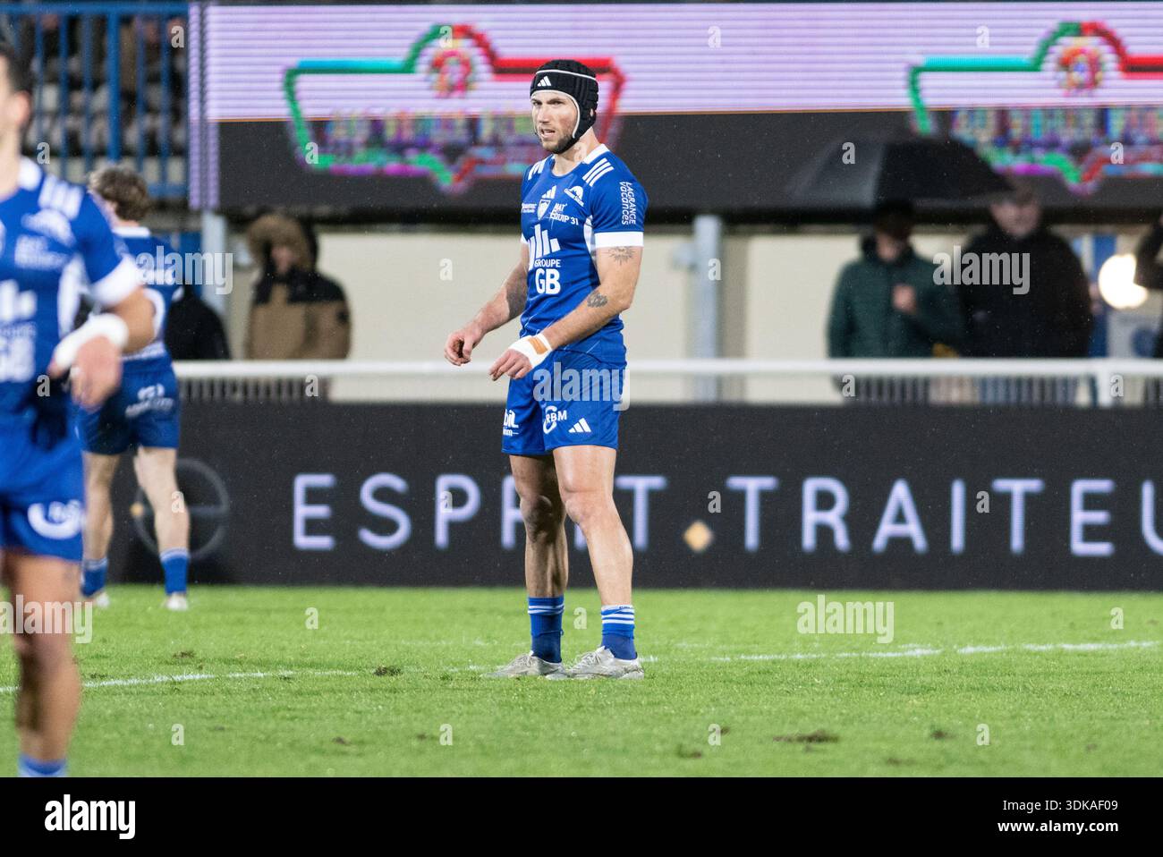 Vincent Pinto of Colomiers during the Pro D2 match between Colomiers ...