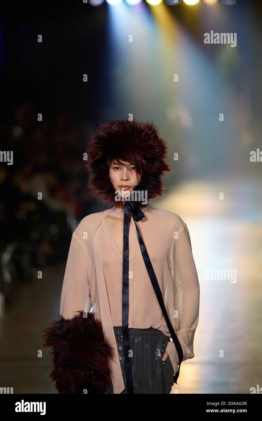 Berlin, Germany, 30st Jan, 2026. Model on runway at Danny Reinke on ...