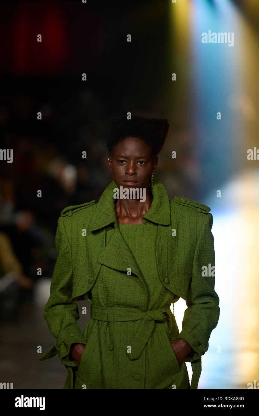 Berlin, Germany, 30st Jan, 2026. Model on runway at Danny Reinke on ...
