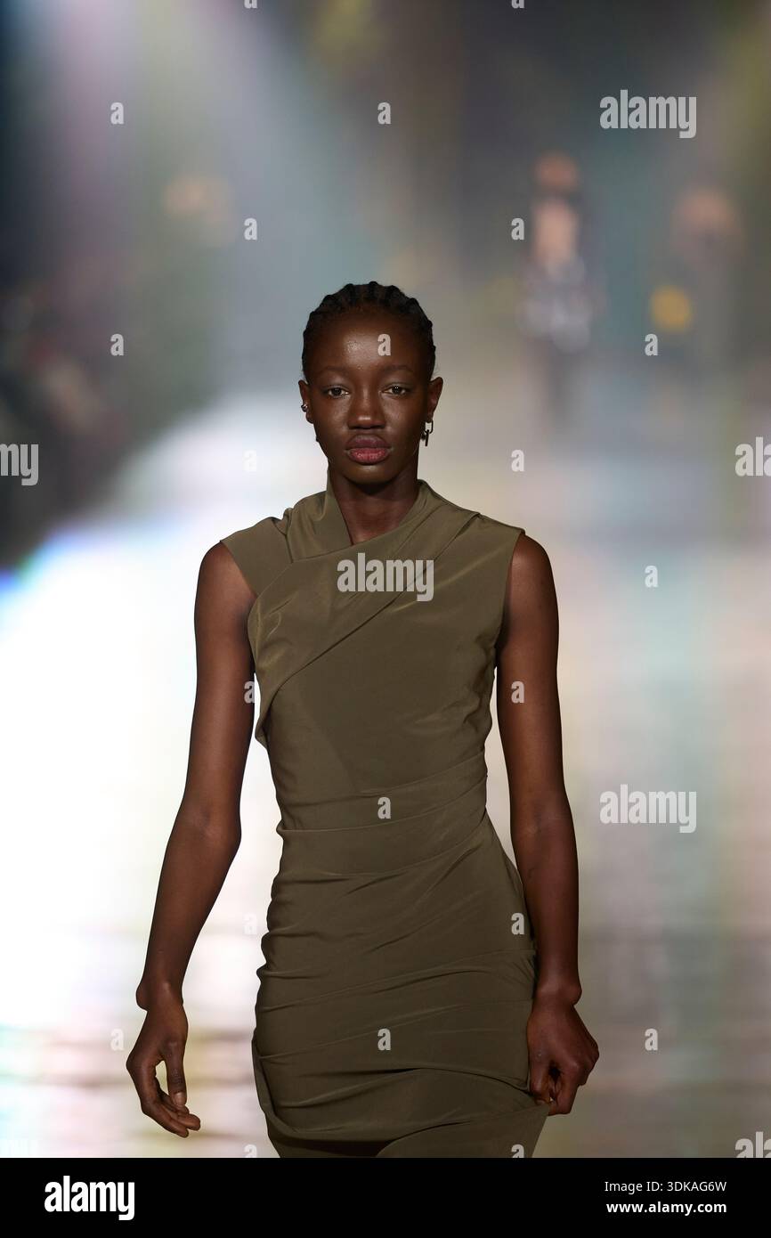 Berlin, Germany, 30st Jan, 2026. Model on runway at Danny Reinke on ...