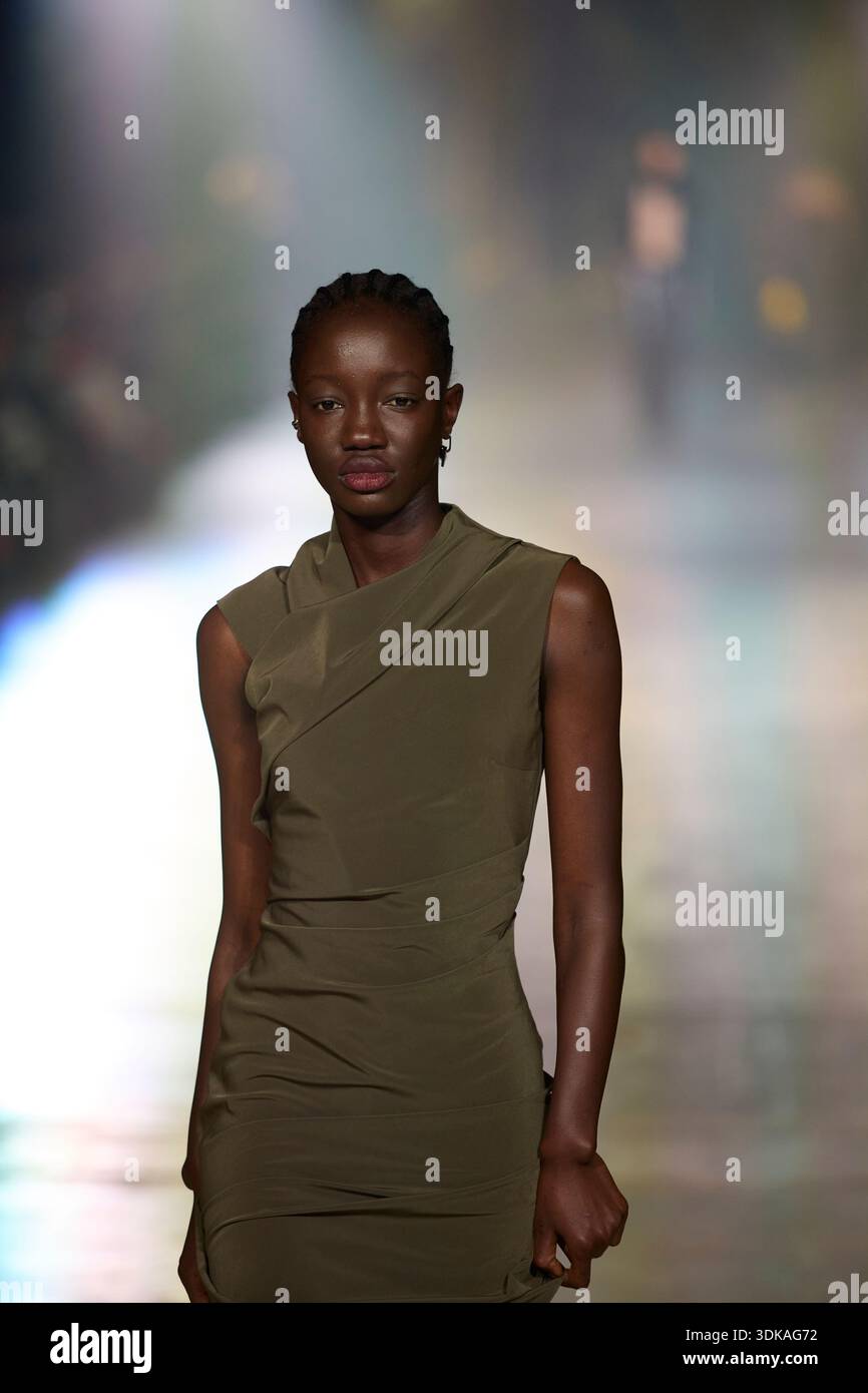 Berlin, Germany, 30st Jan, 2026. Model on runway at Danny Reinke on ...