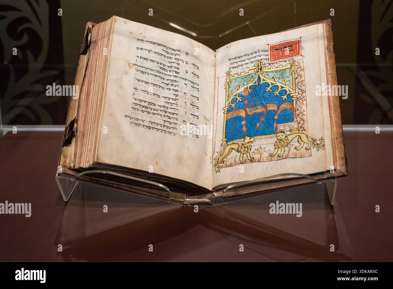 New York, NY, January 30, 2026: Medieval Illustrated Hebrew Prayerbook ...