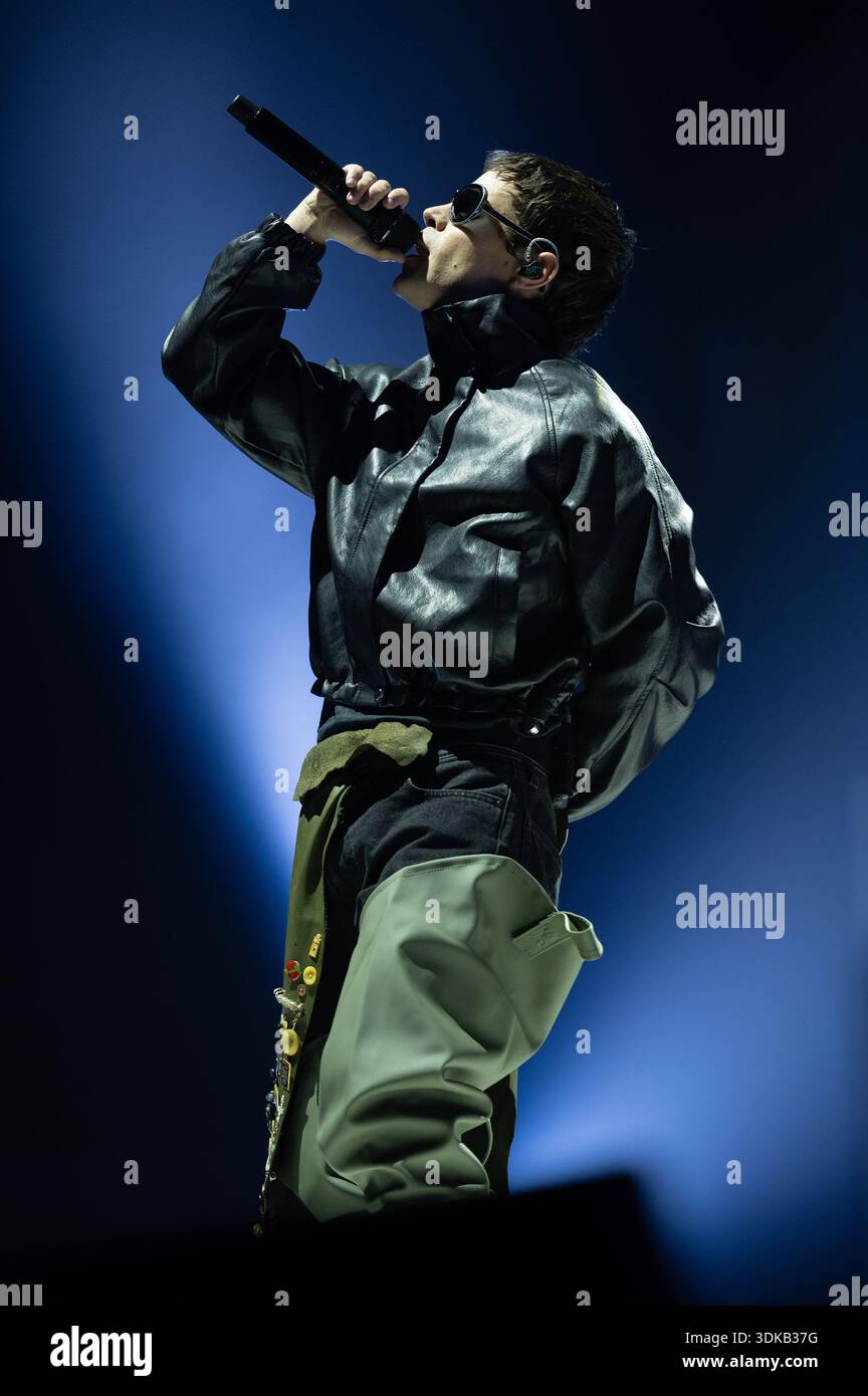 Singer Christian Senra known for Sen Senra during a performance at the ...