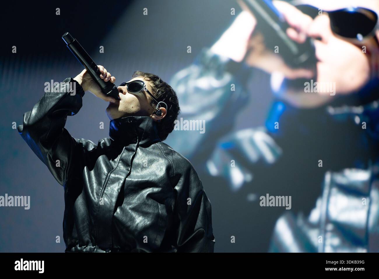 Singer Christian Senra known for Sen Senra during a performance at the ...