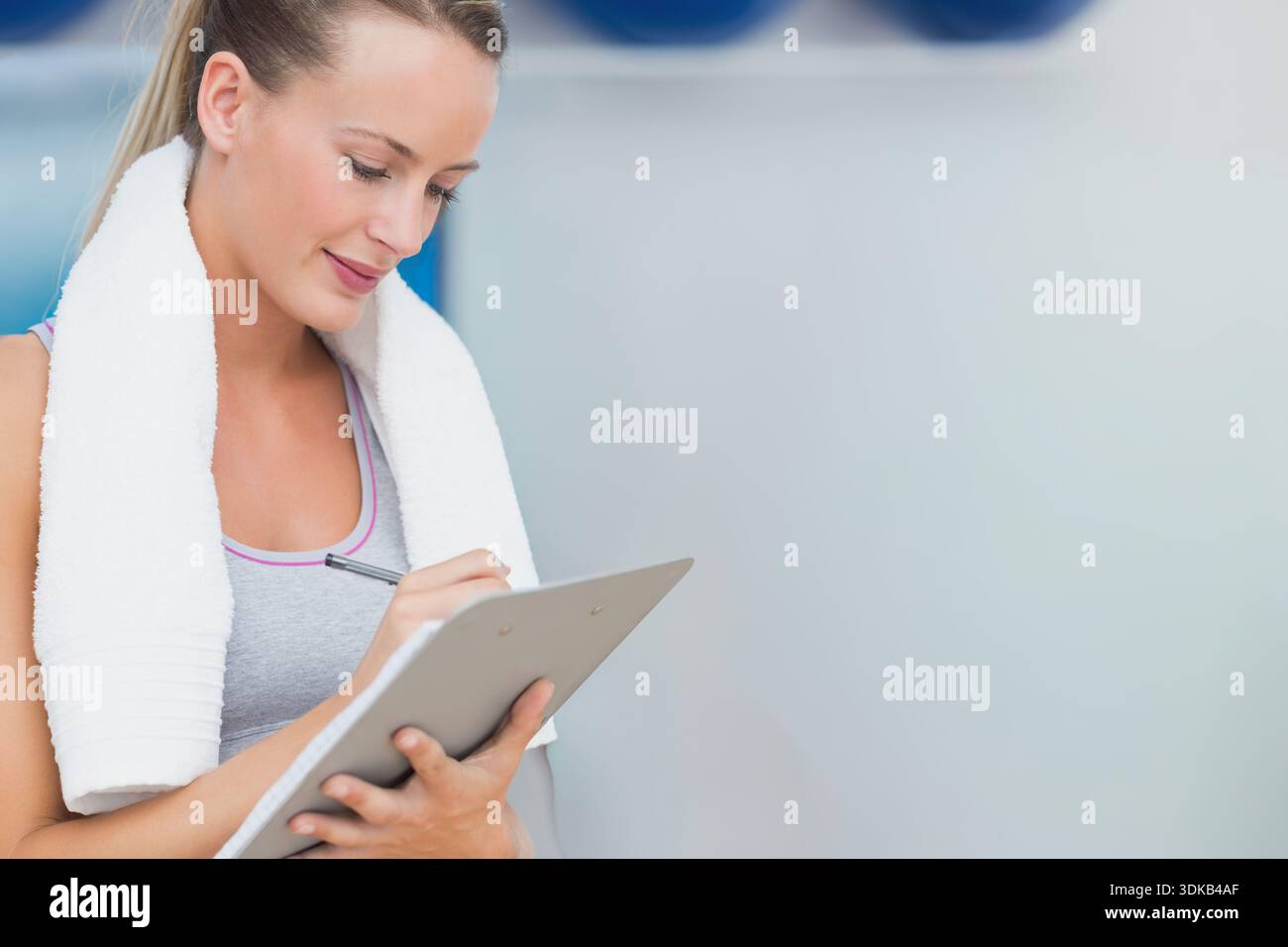 Woman standing left writing hi-res stock photography and images - Alamy