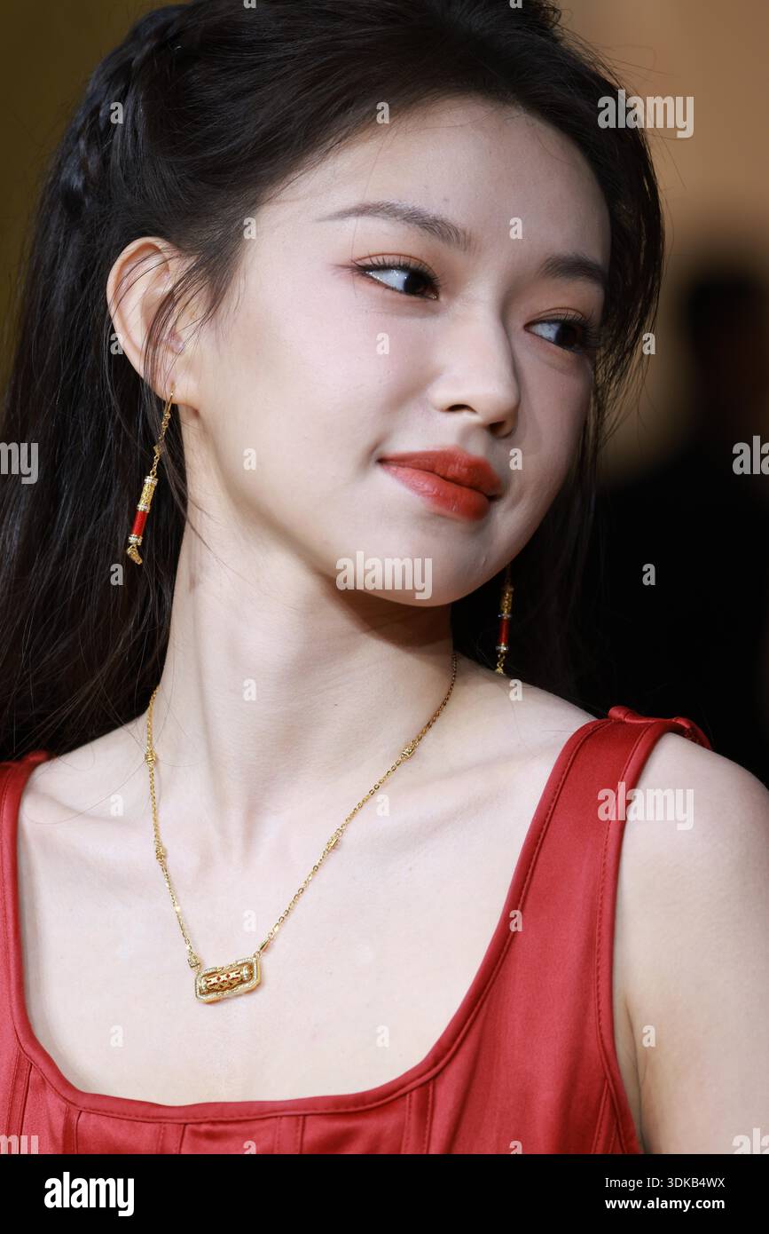 Chinese singer, dancer and actress Cheng Xiao attends an event in ...