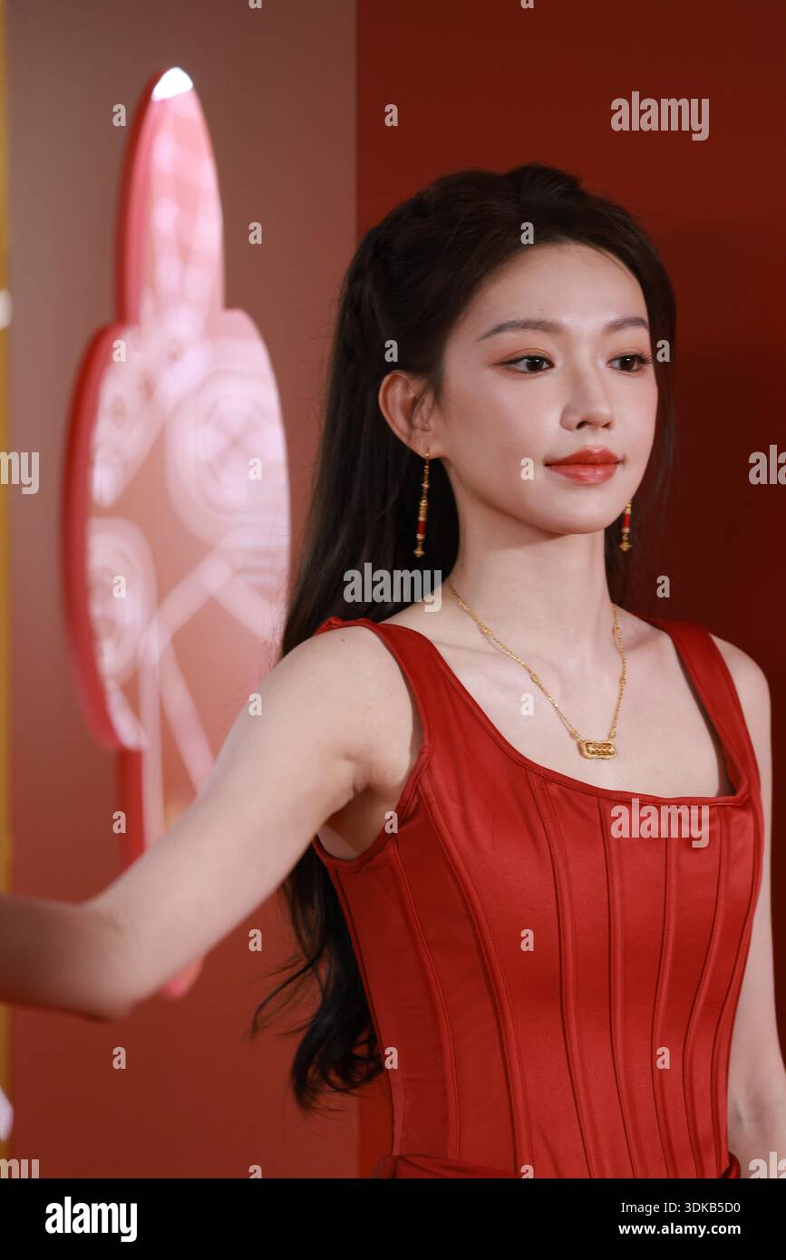 Chinese singer, dancer and actress Cheng Xiao attends an event in ...