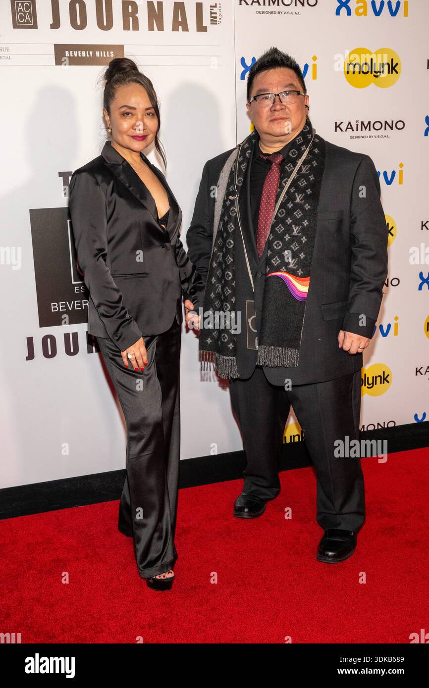 Maya Ito, Xavvi CEO Peter WU attends AI + Web3 Revolution Pre-Grammy ...
