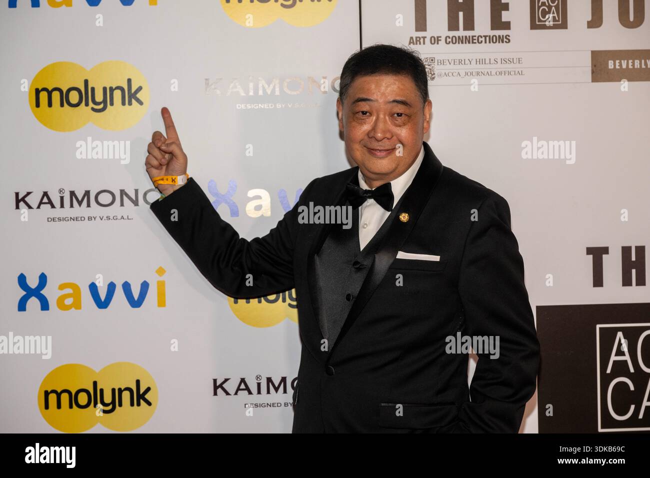 TV Host/Founder of Los Angeles Beverly Arts Joey Zhou attends AI + Web3 ...