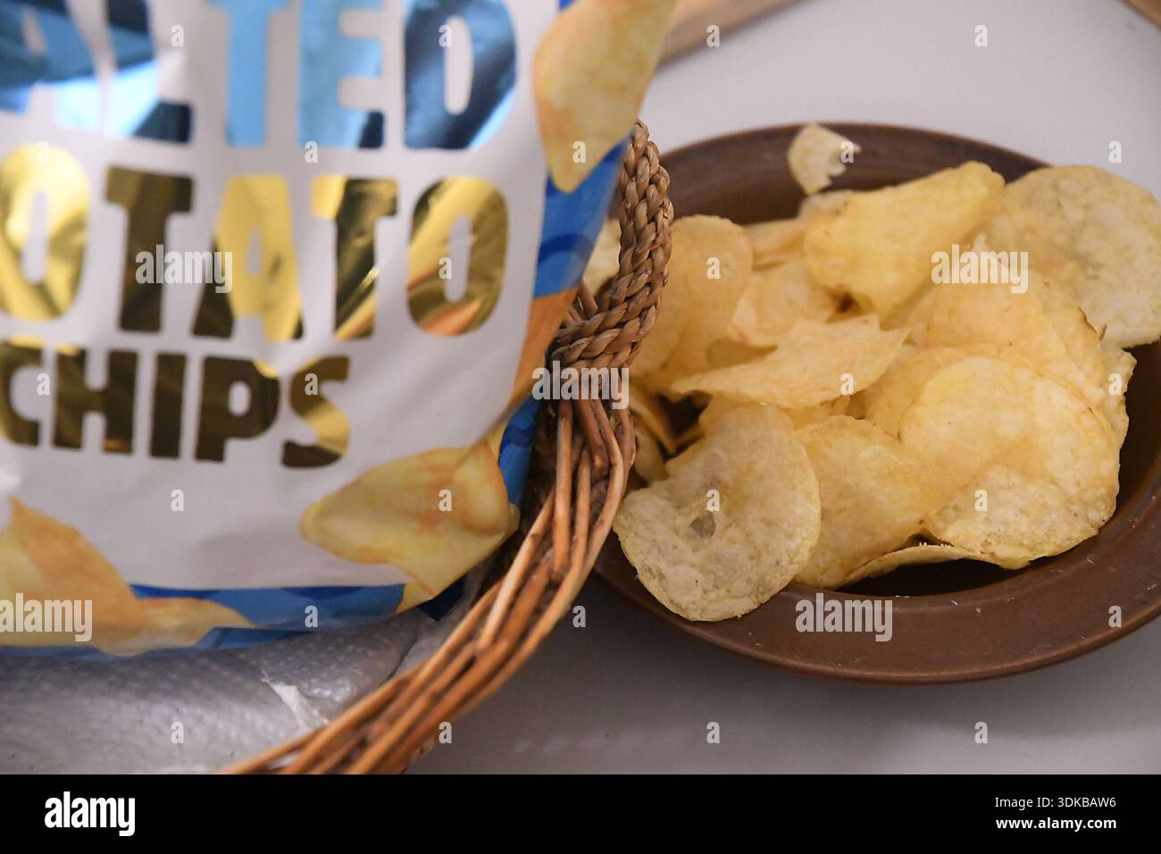 Copenhagen/Denmark /30 JANUARY 2026 /snaxters salted potato chipds in ...