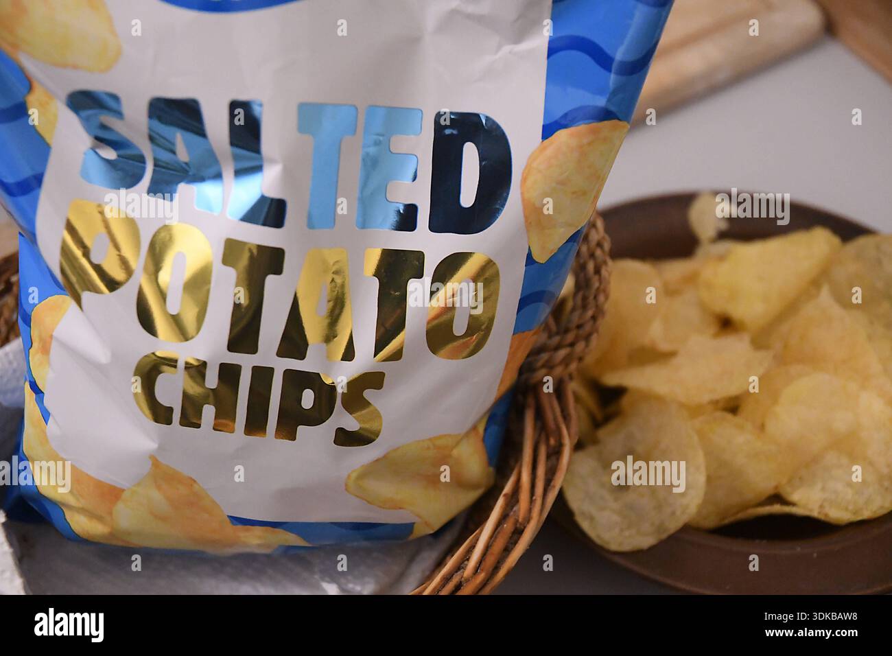 Copenhagen/Denmark /30 JANUARY 2026 /snaxters salted potato chipds in ...