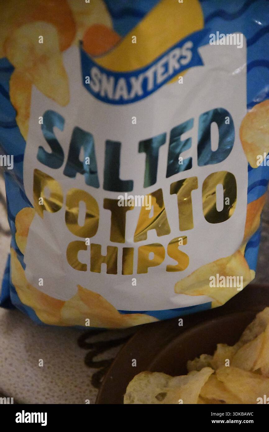 Copenhagen/Denmark /30 JANUARY 2026 /snaxters salted potato chipds in ...