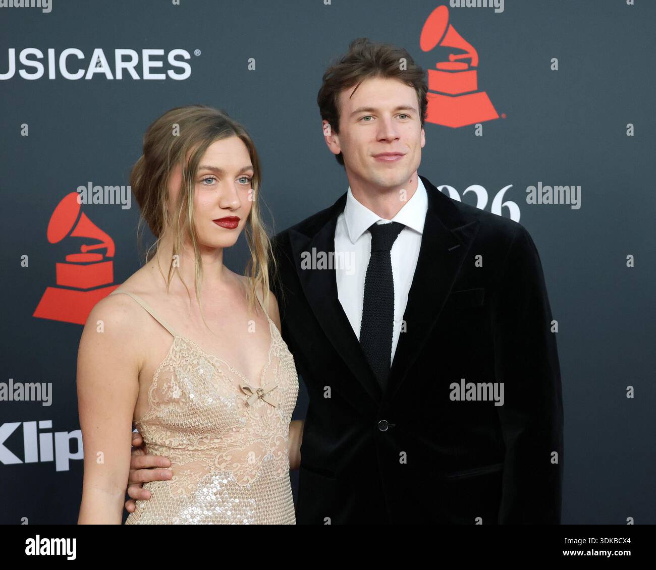 Los Angeles, USA. 30, January, 2026. Pictured left to right, Anna Sitar ...