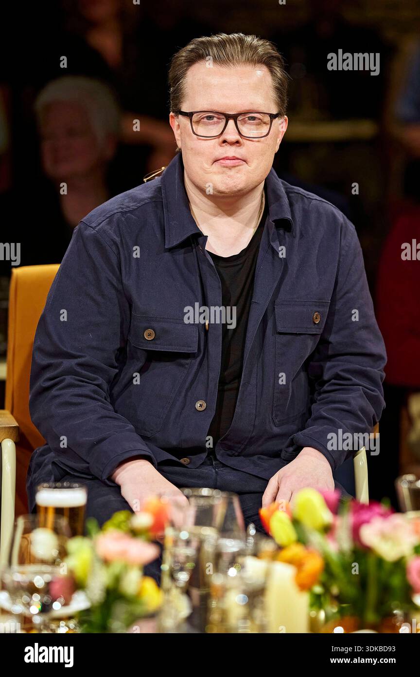 Angelo Kelly bei der Aufzeichnung der RB Talkshow 3nach9 im Radio ...