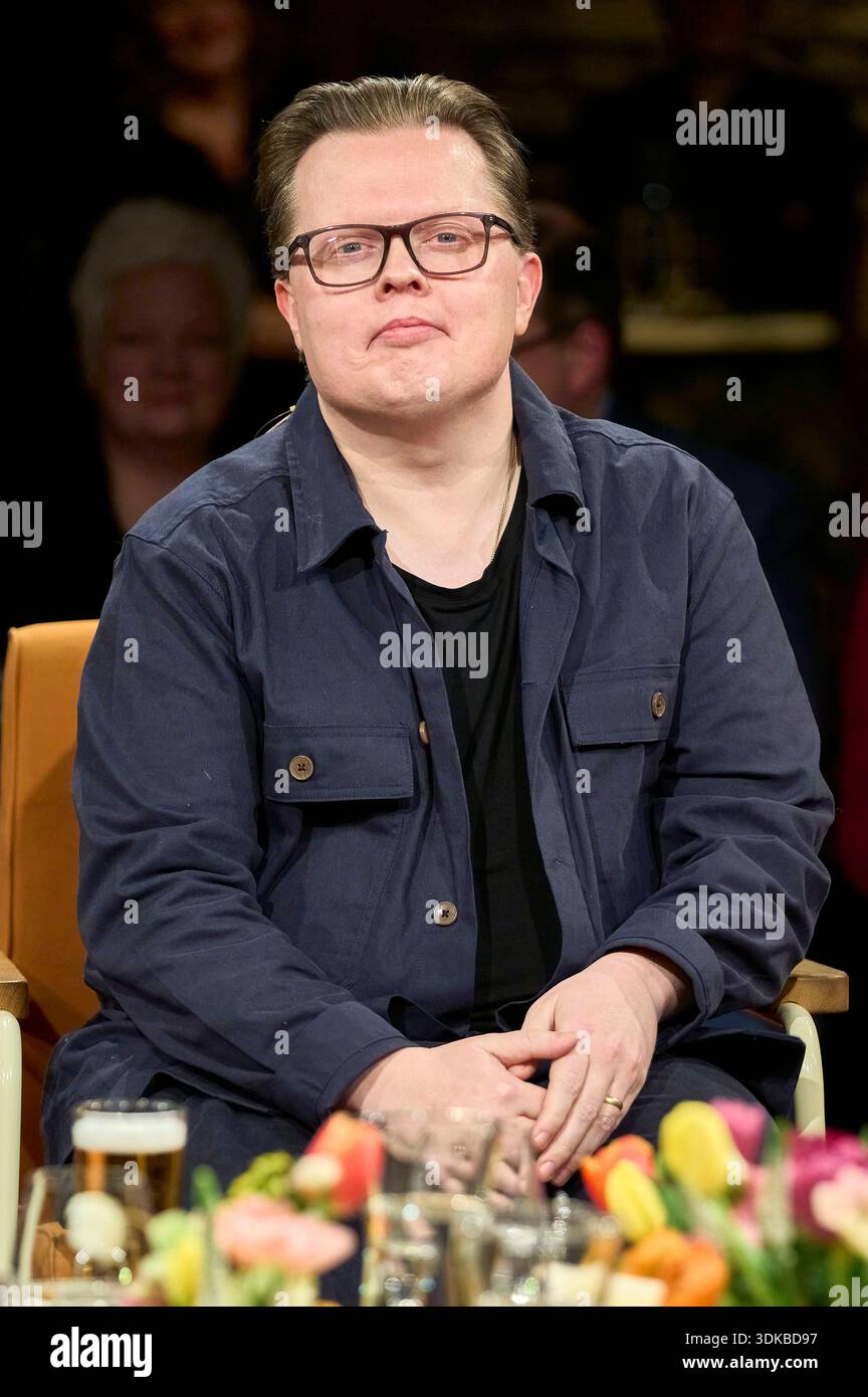 Angelo Kelly bei der Aufzeichnung der RB Talkshow 3nach9 im Radio ...
